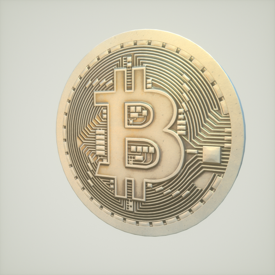 3D 4k Bitcoin Model - TurboSquid 1408234