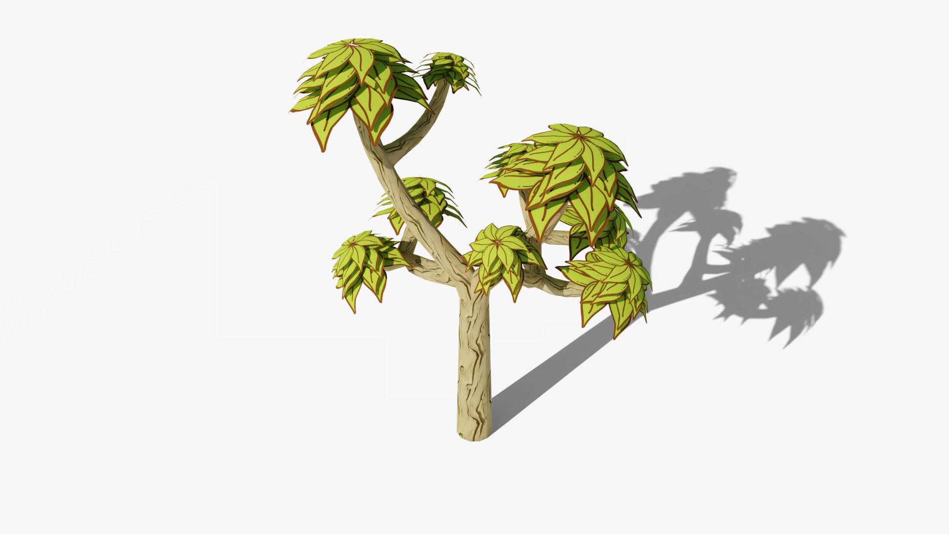 Stylized Cartoon Tree v1 model - TurboSquid 2082486
