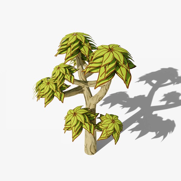 Stylized Cartoon Tree v1 3D 모델 - TurboSquid 2082486