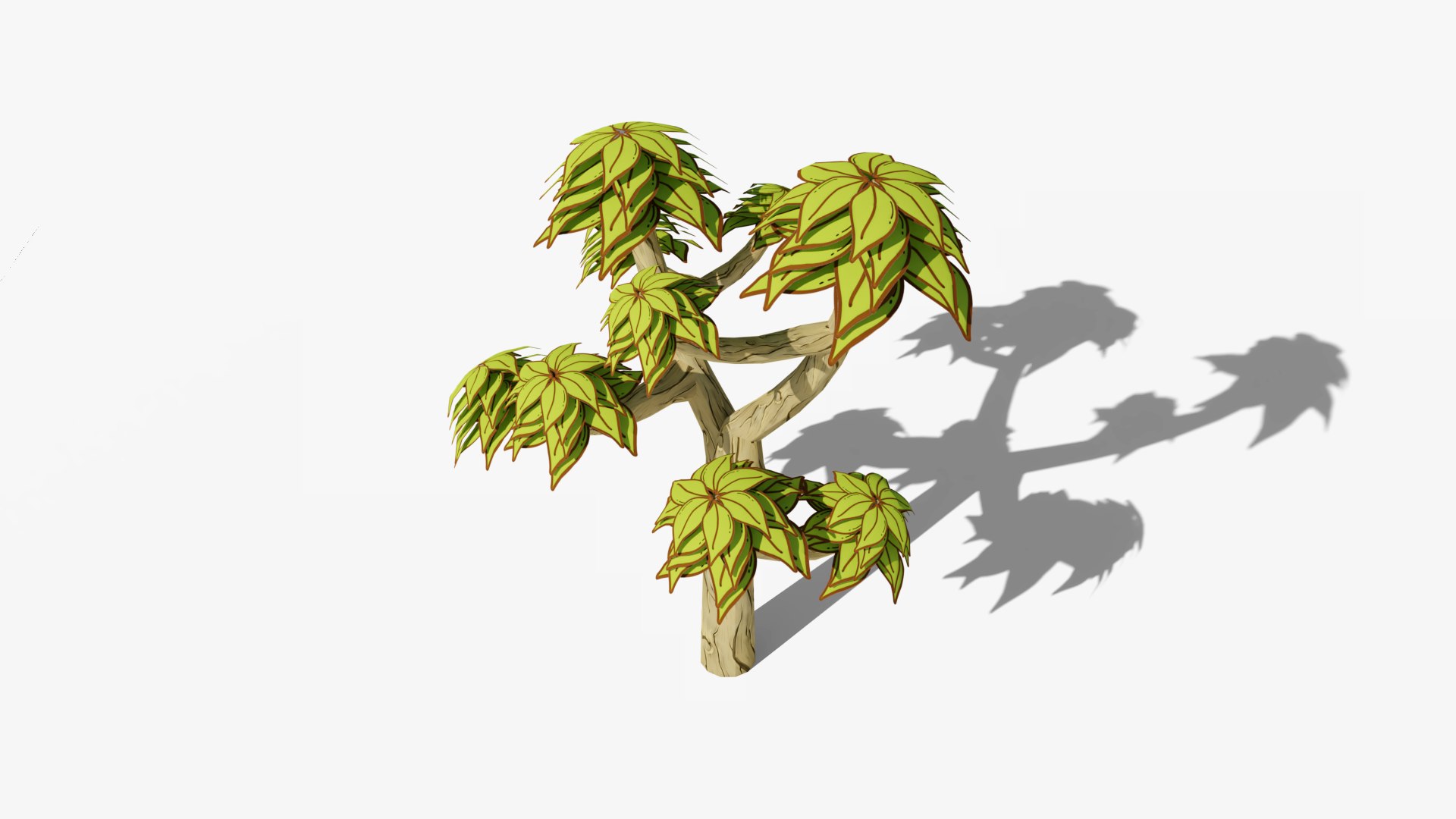 Stylized Cartoon Tree v1 model - TurboSquid 2082486