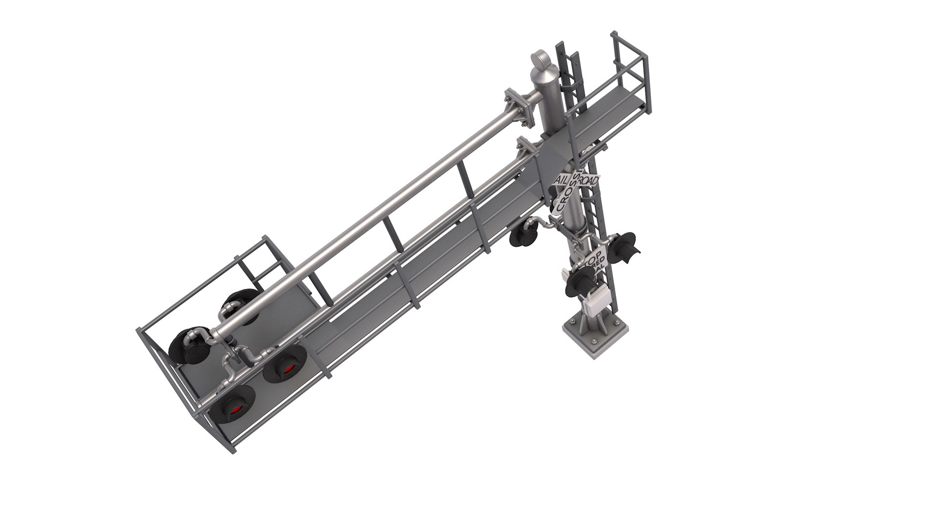 3D Railway Signal Overhead Model - TurboSquid 1993425