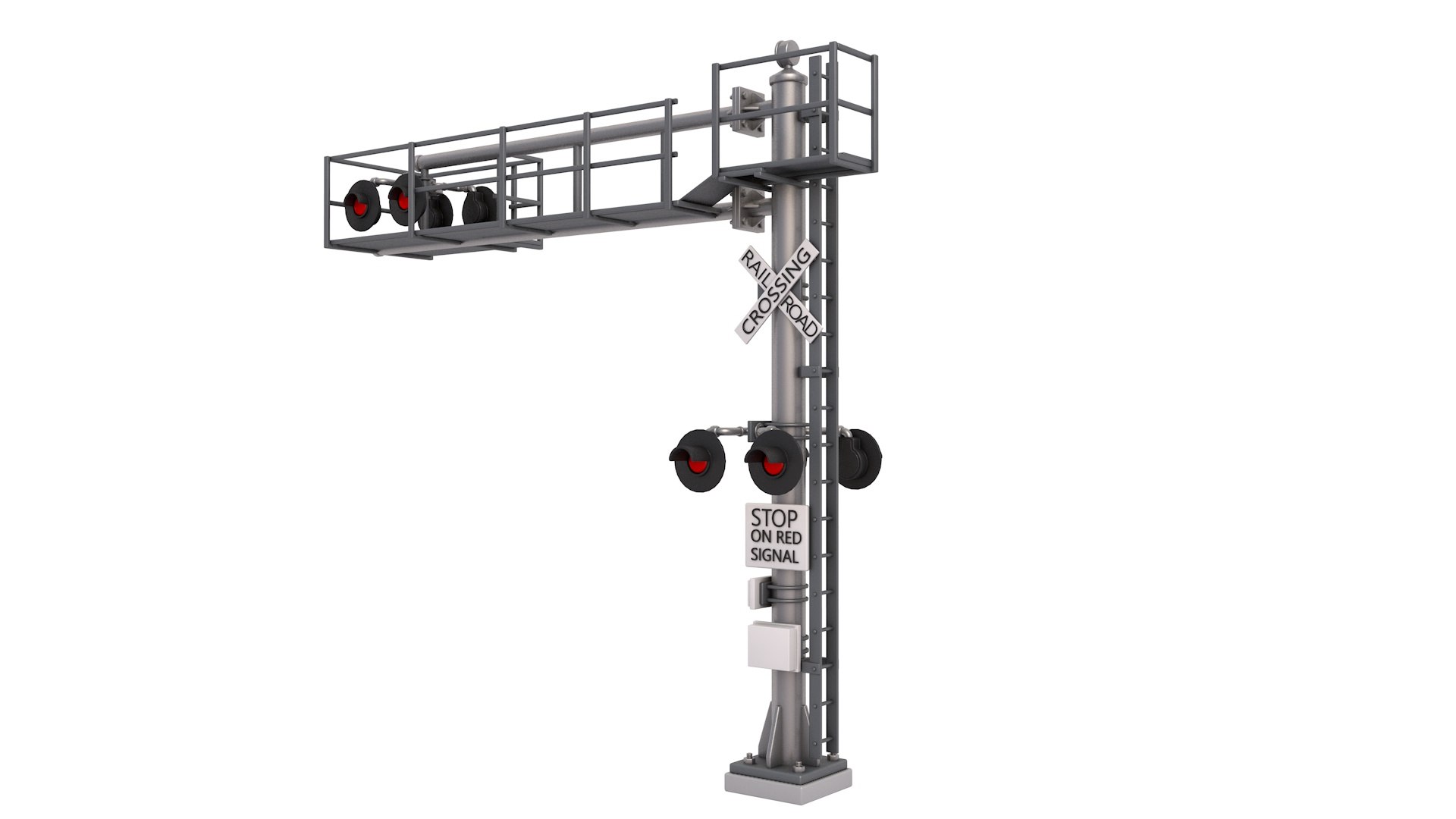 3D Railway Signal Overhead Model - TurboSquid 1993425