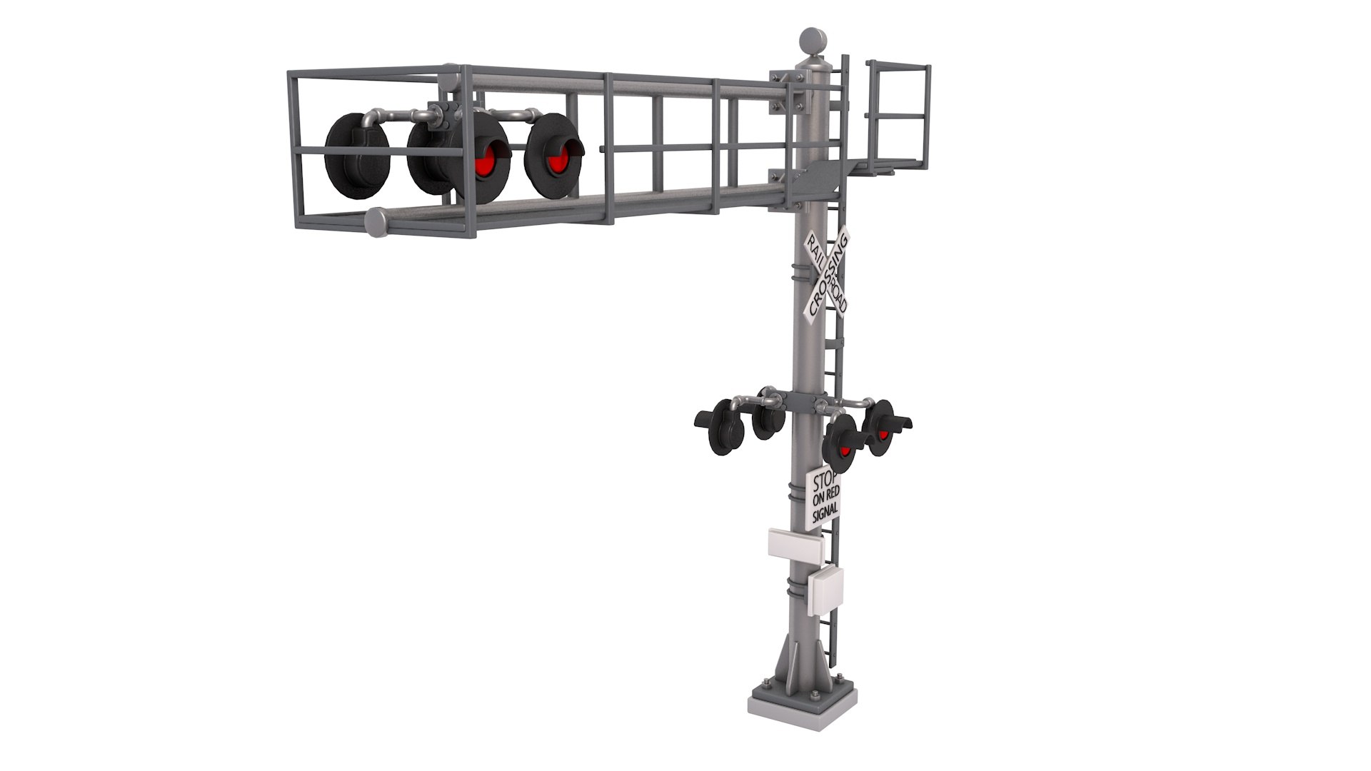 3D Railway Signal Overhead Model - TurboSquid 1993425