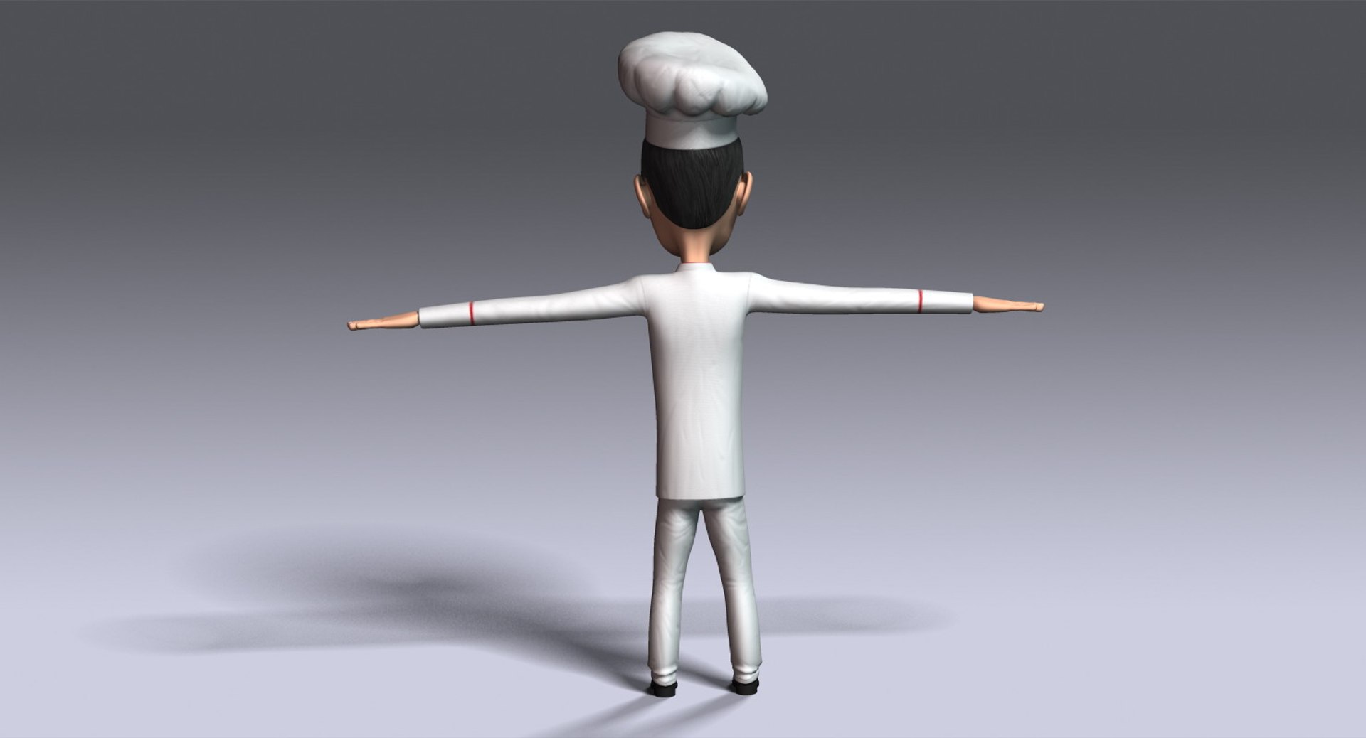 3D cartoon chef 3 character - TurboSquid 1354286