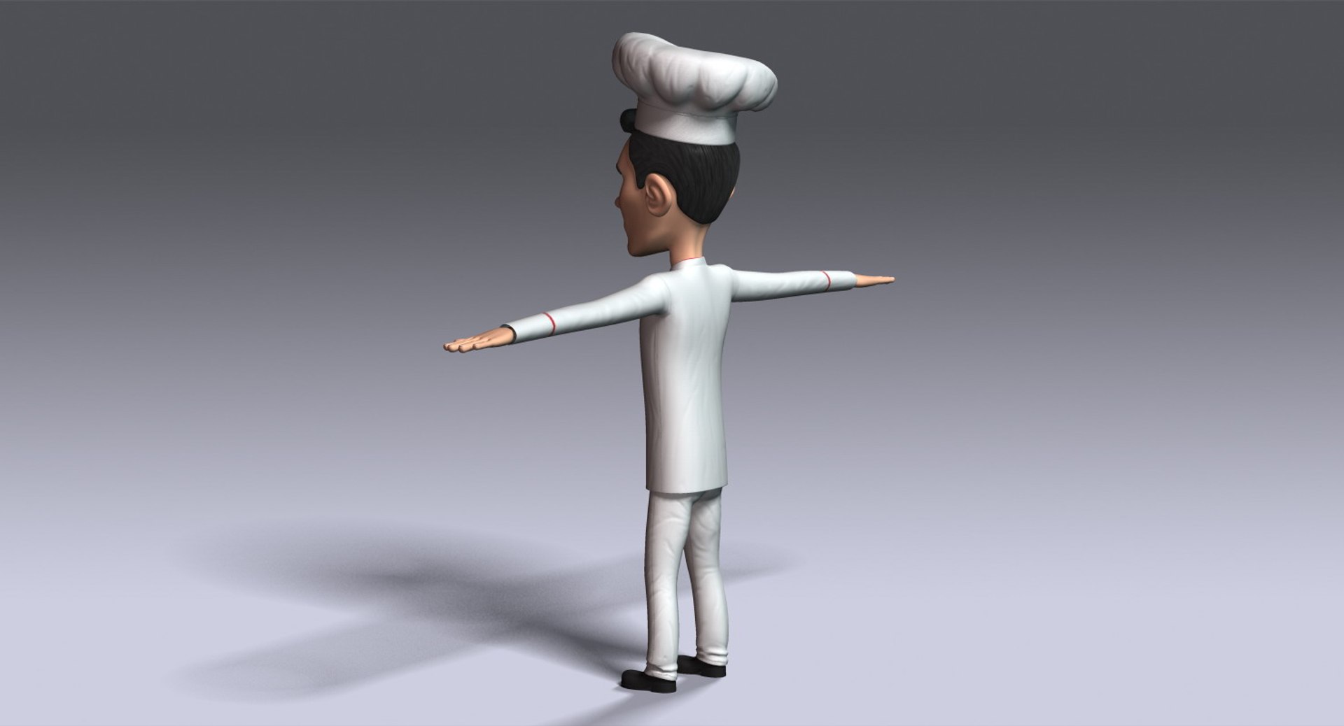 3D cartoon chef 3 character - TurboSquid 1354286