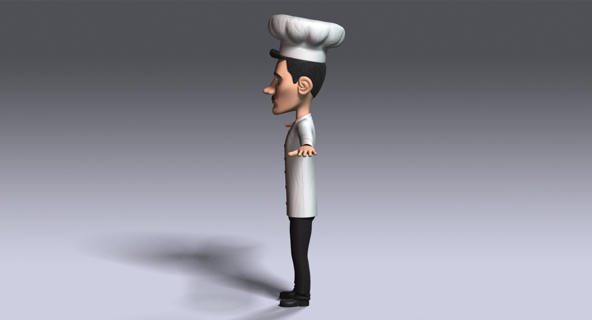 3D cartoon chef 3 character - TurboSquid 1354286