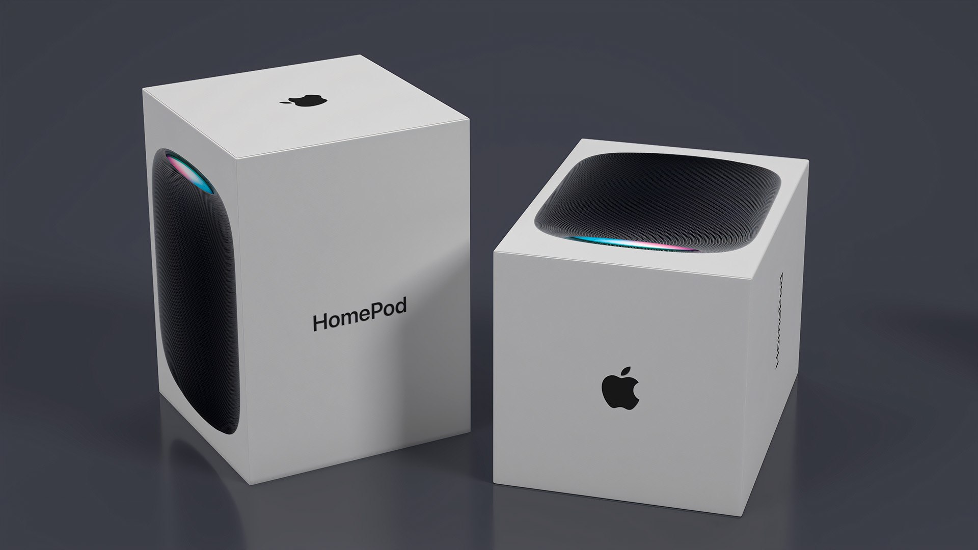 Apple HomePod Smart Speaker Packaging 3D - TurboSquid 2220662