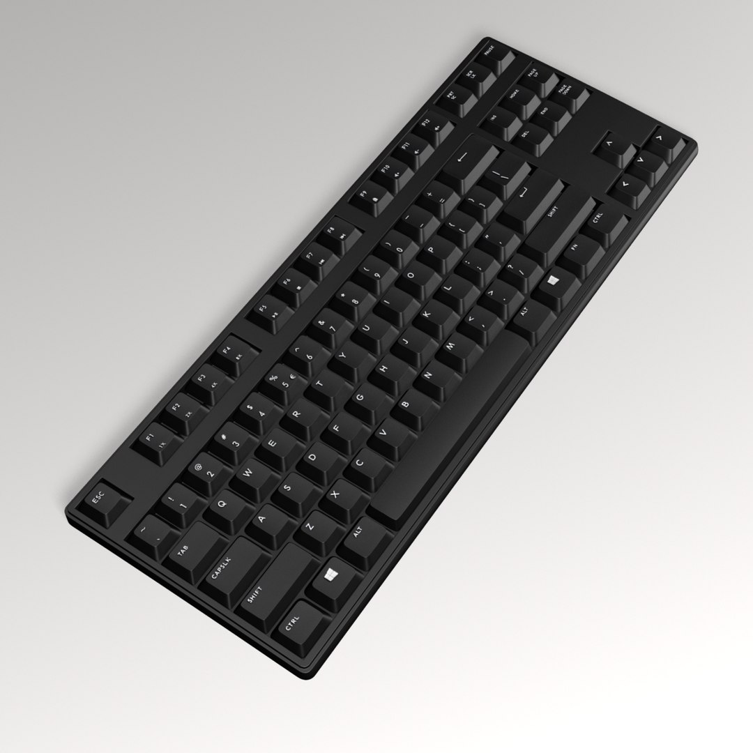 Generic Pc Keyboard 3D - TurboSquid 1206914