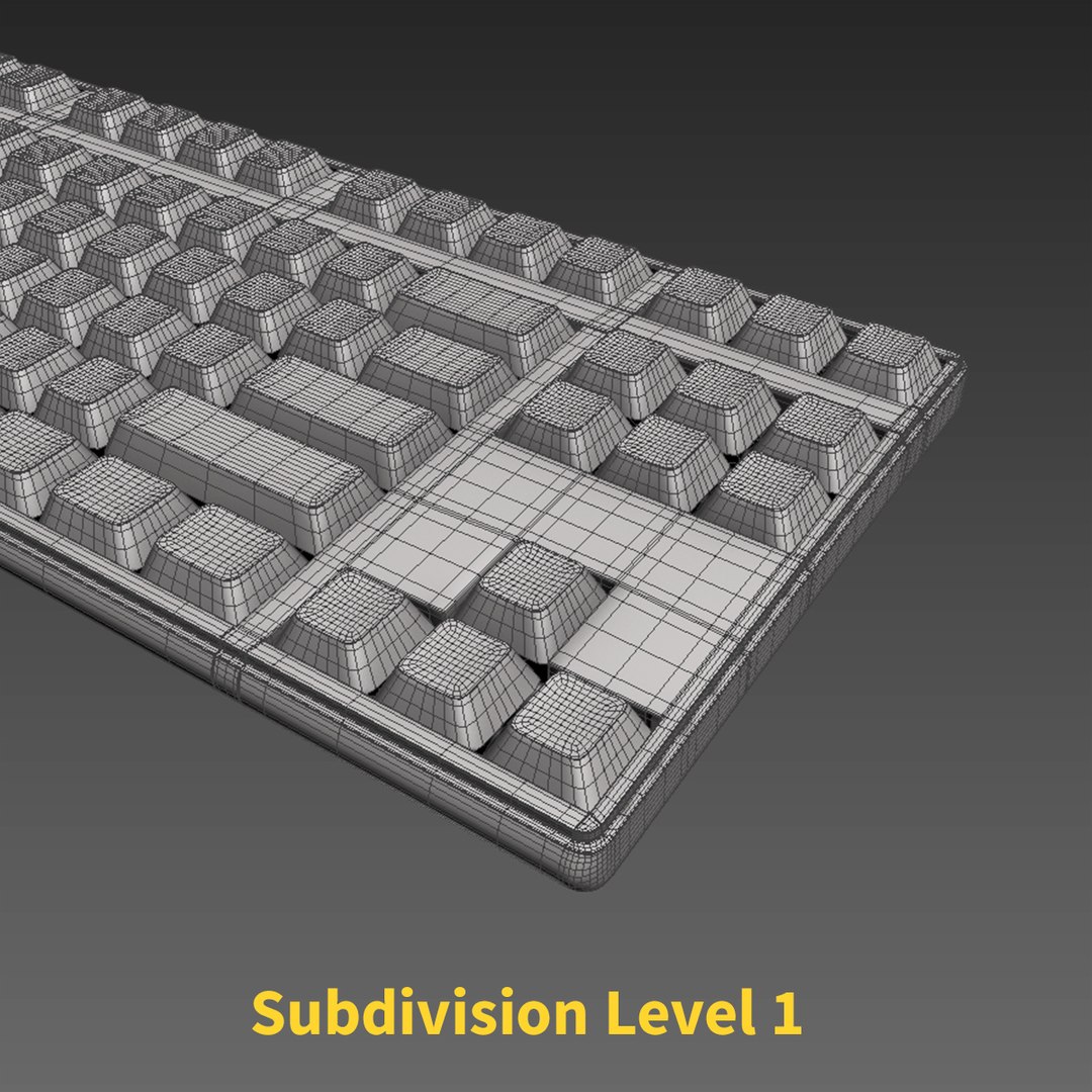 Generic Pc Keyboard 3D - TurboSquid 1206914