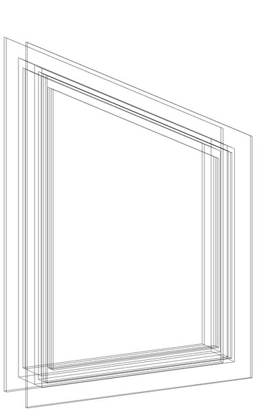 Parametric Fixed Window - Angled Top 3D model - TurboSquid 1834746