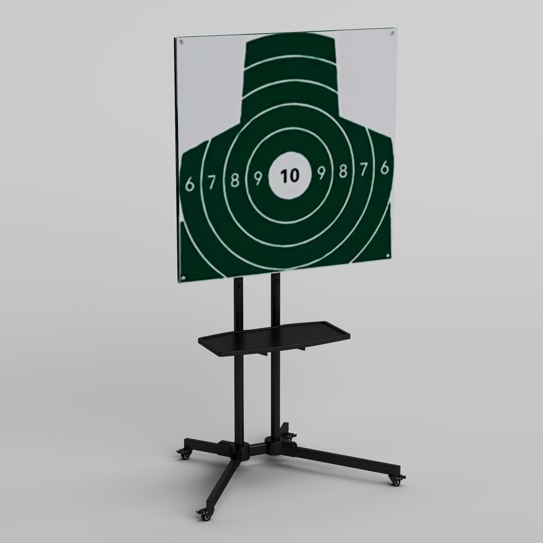 3D Professional Shooting Target And Archery Range Asset Set ...