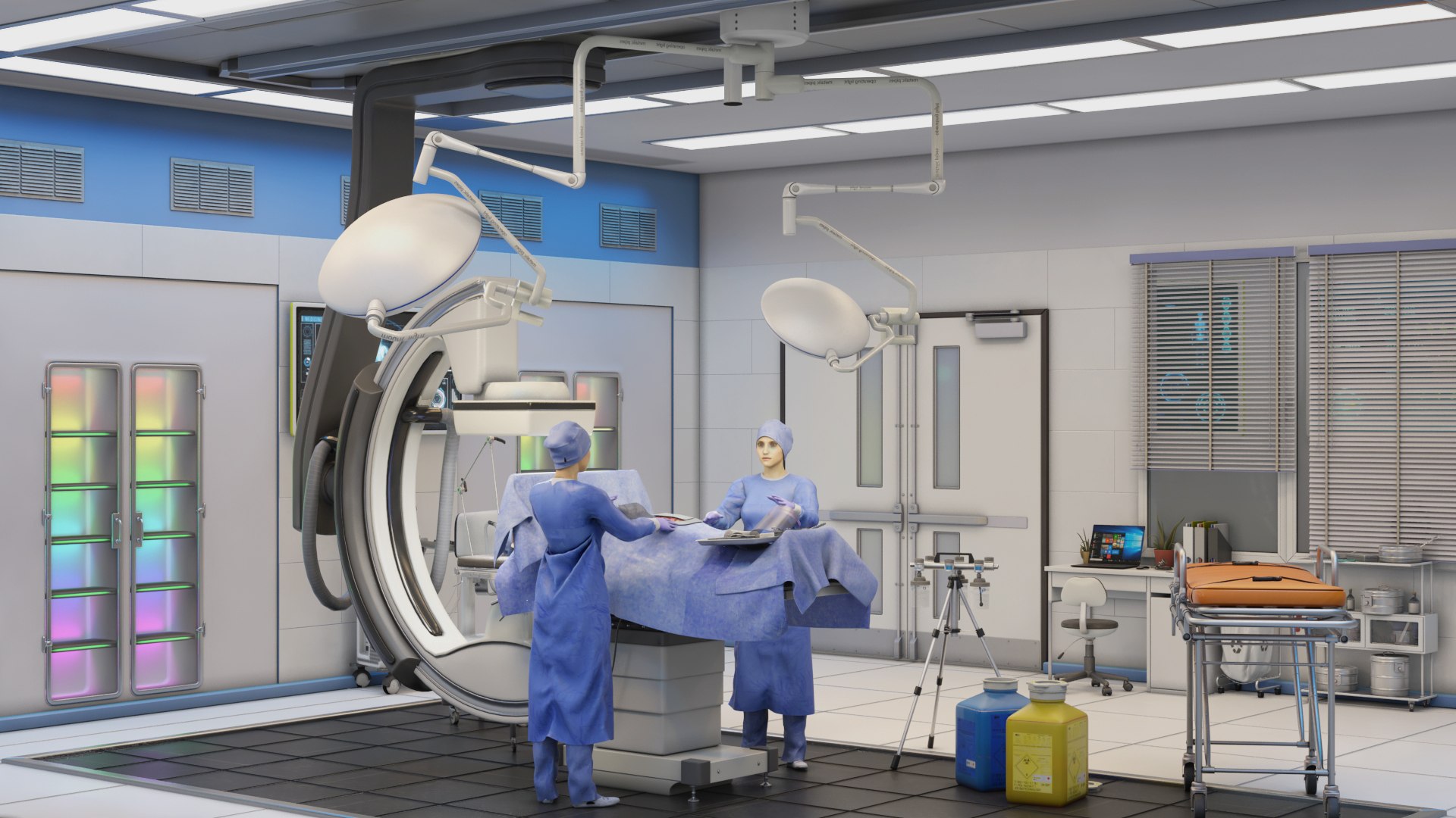 3D Surgery Room - TurboSquid 1690849
