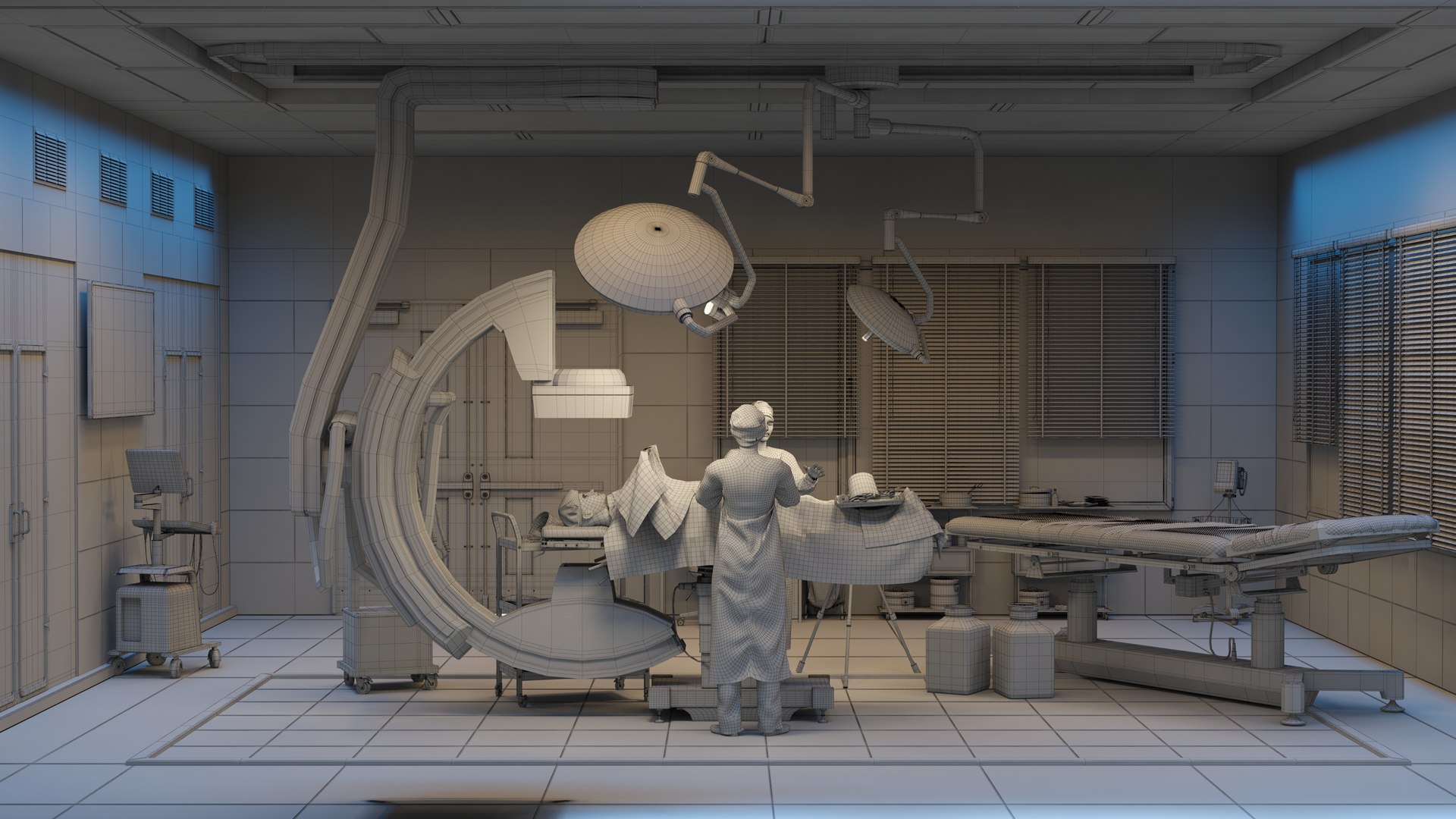 3D Surgery Room - TurboSquid 1690849