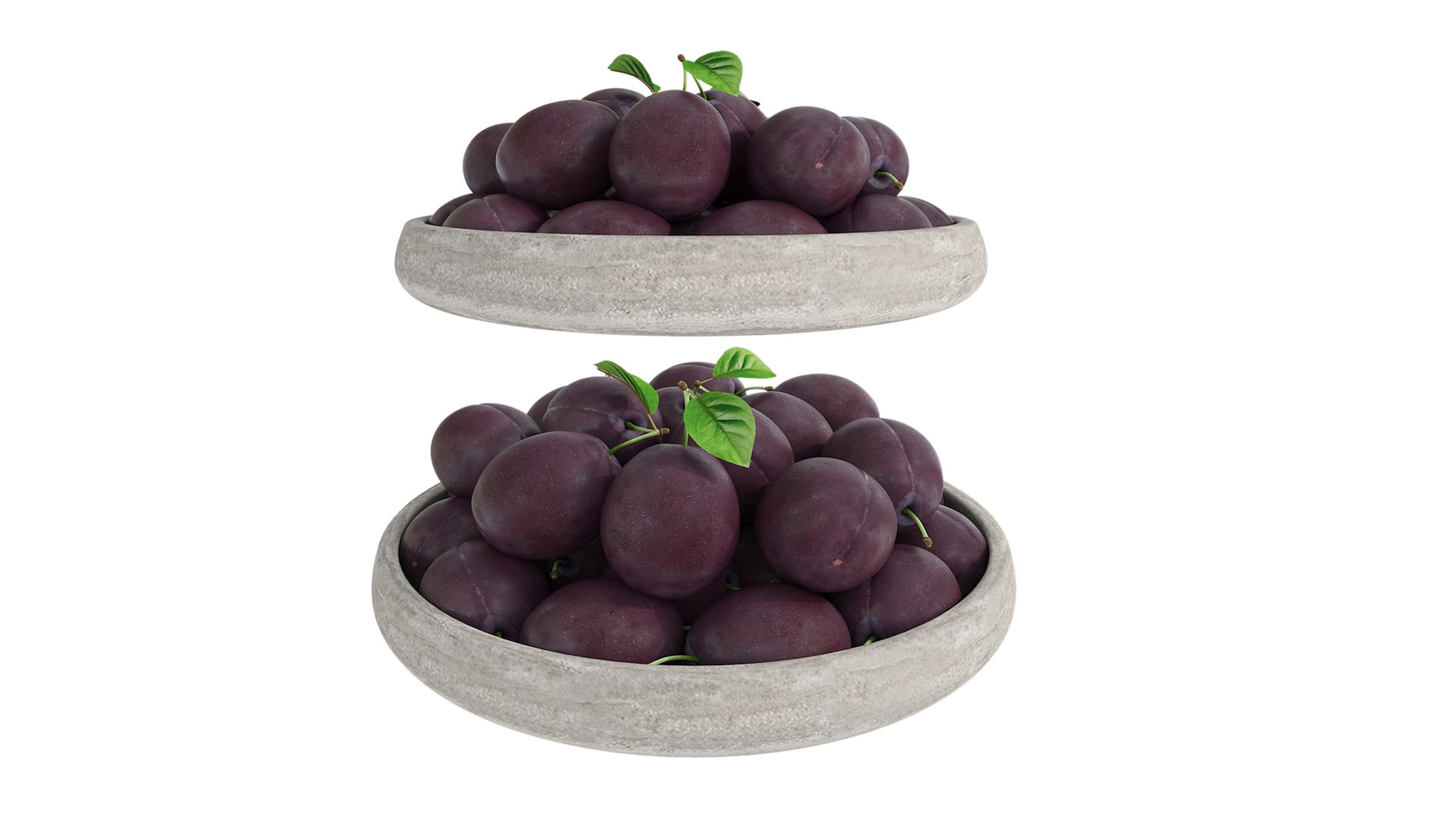 Plum Stone Bowl 3D Model - TurboSquid 2324919