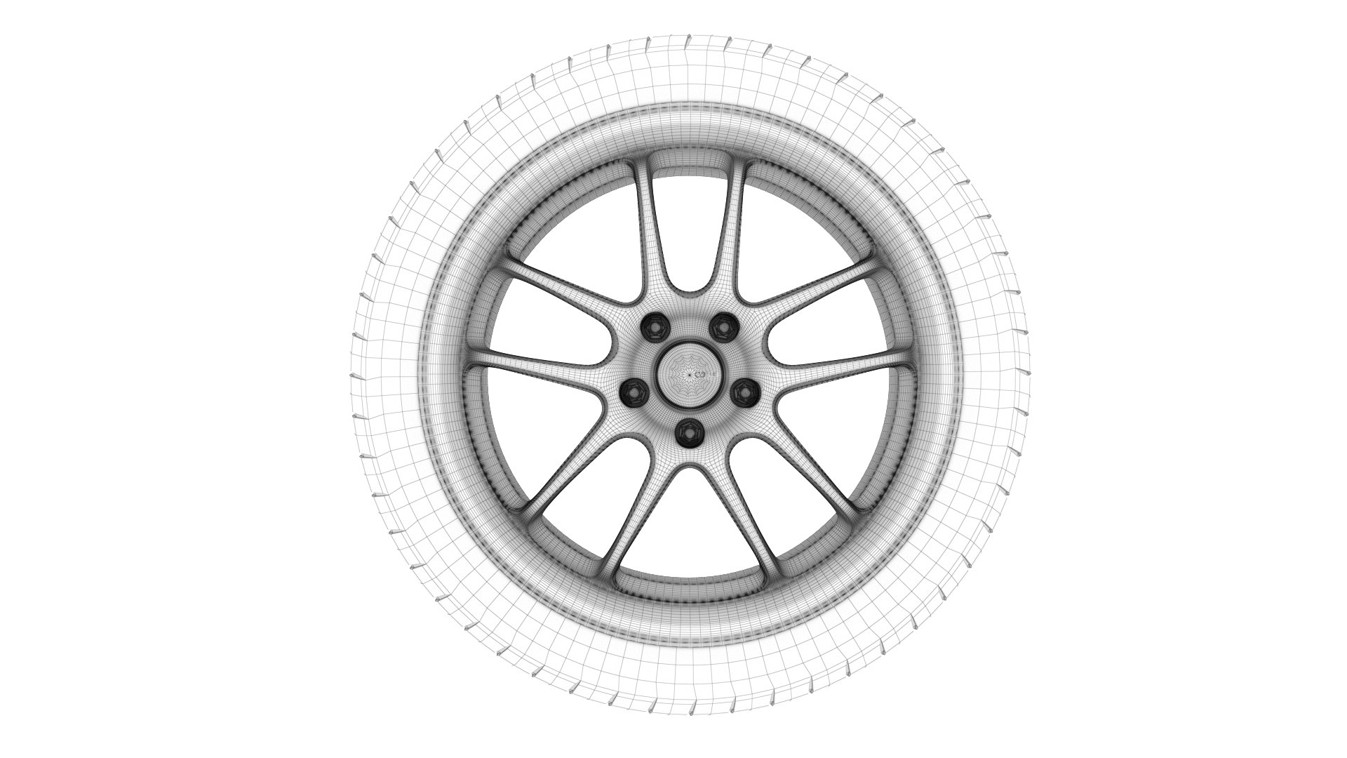 Enkei PF01 EVO Wheel Rim 3D model - TurboSquid 1915749