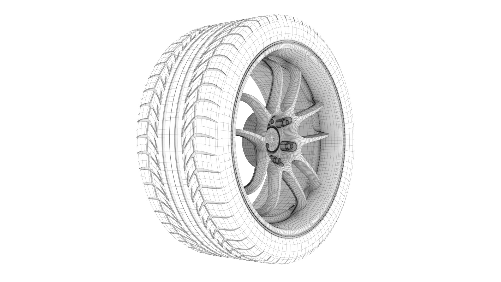 Enkei PF01 EVO Wheel Rim 3D model - TurboSquid 1915749