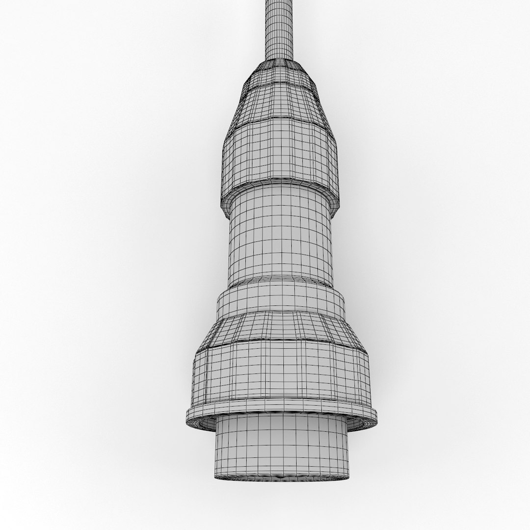 3d model ac power plug