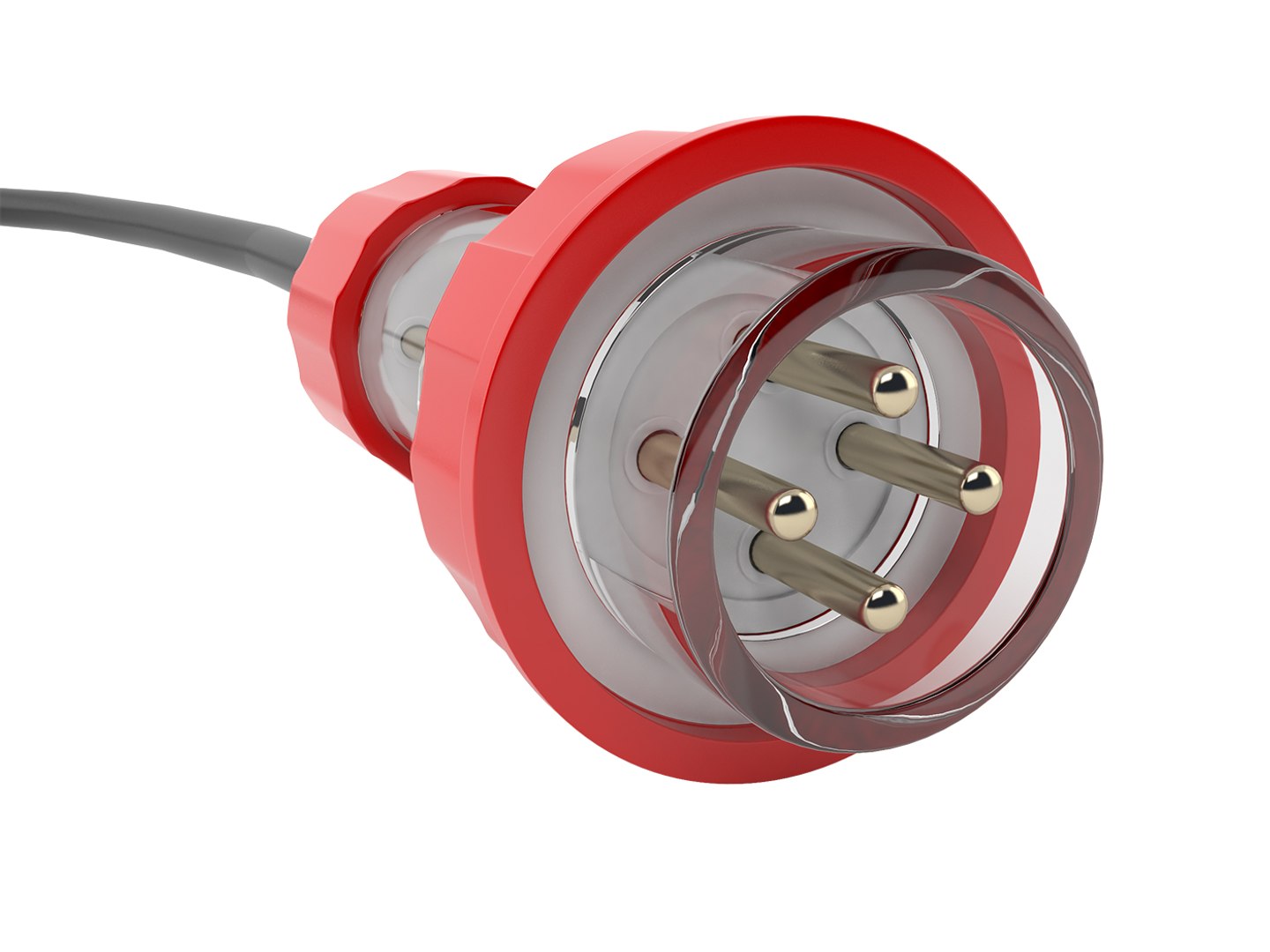 3d model ac power plug