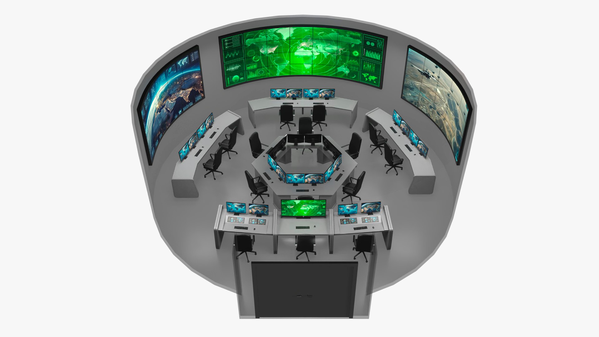 Tactical Command Center 3D Model - TurboSquid 2276734