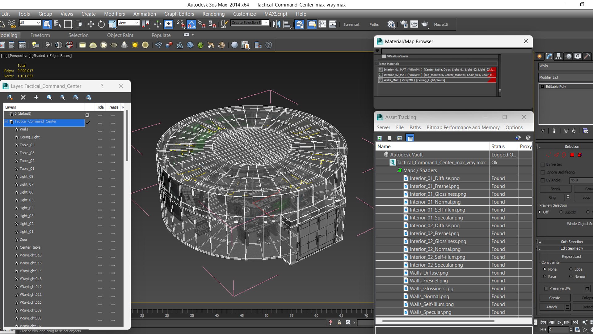 Tactical Command Center 3D Model - TurboSquid 2276734