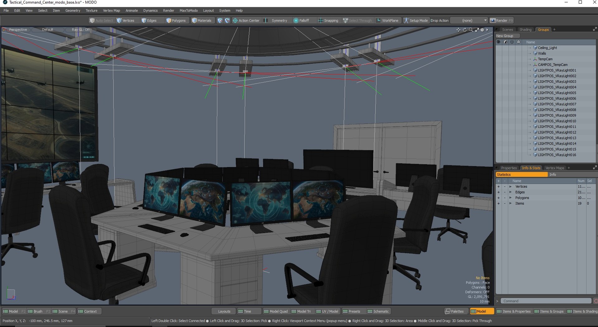 Tactical Command Center 3D Model - TurboSquid 2276734