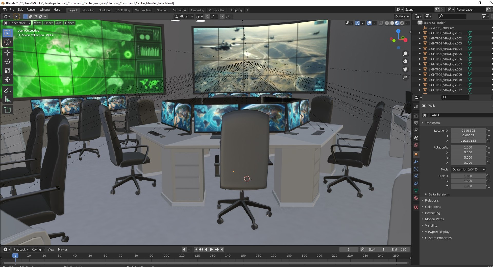 Tactical Command Center 3D Model - TurboSquid 2276734