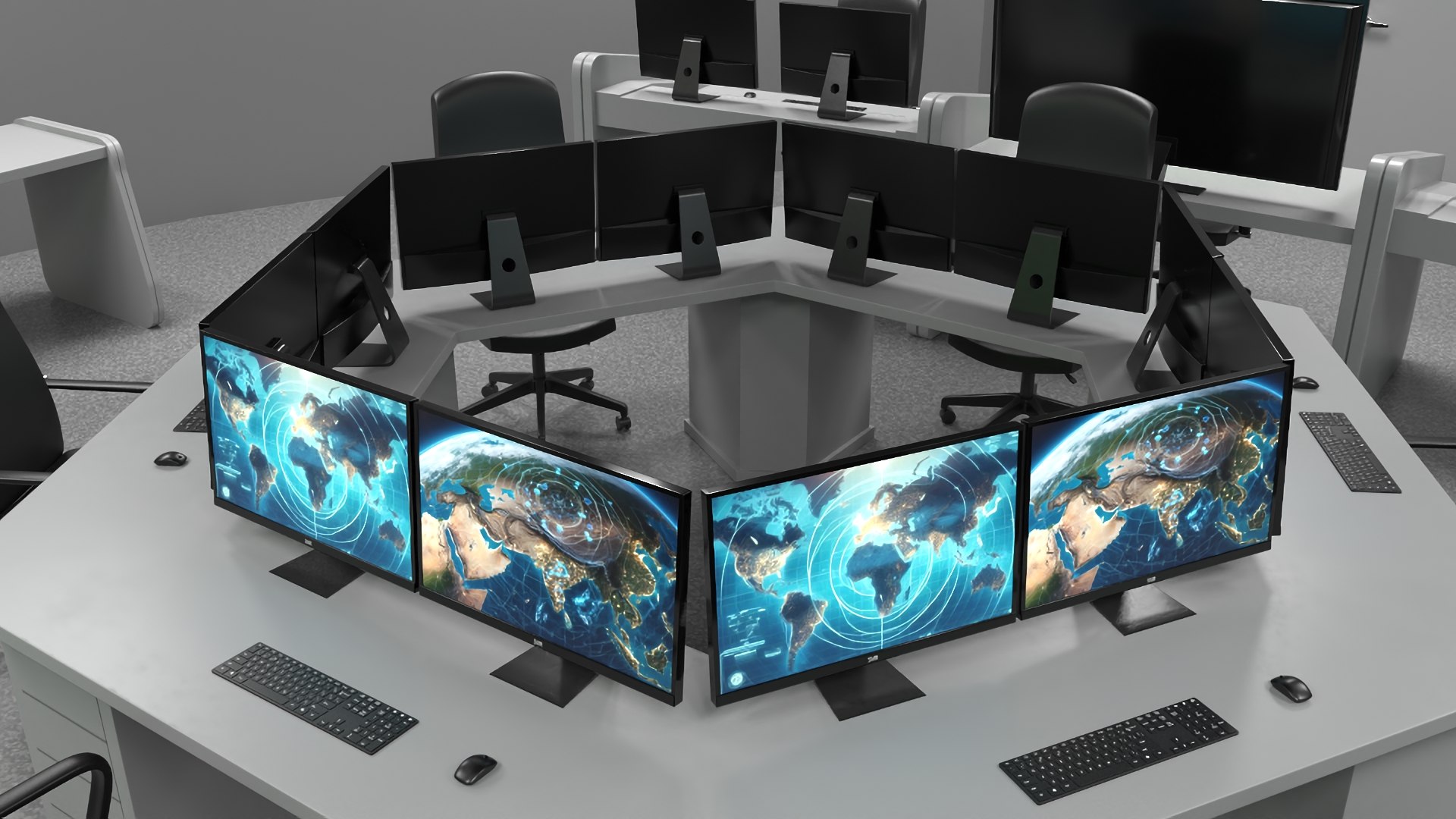 Tactical Command Center 3D Model - TurboSquid 2276734