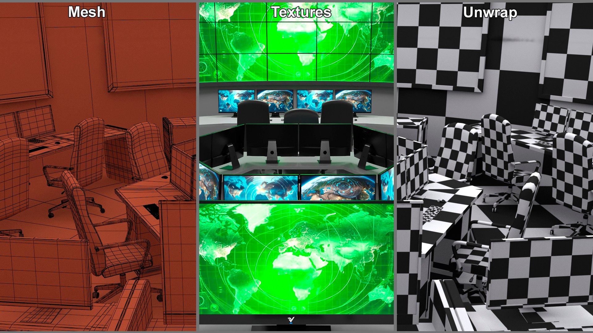 Tactical Command Center 3D Model - TurboSquid 2276734