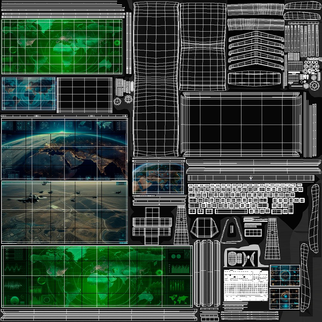 Tactical Command Center 3D Model - TurboSquid 2276734