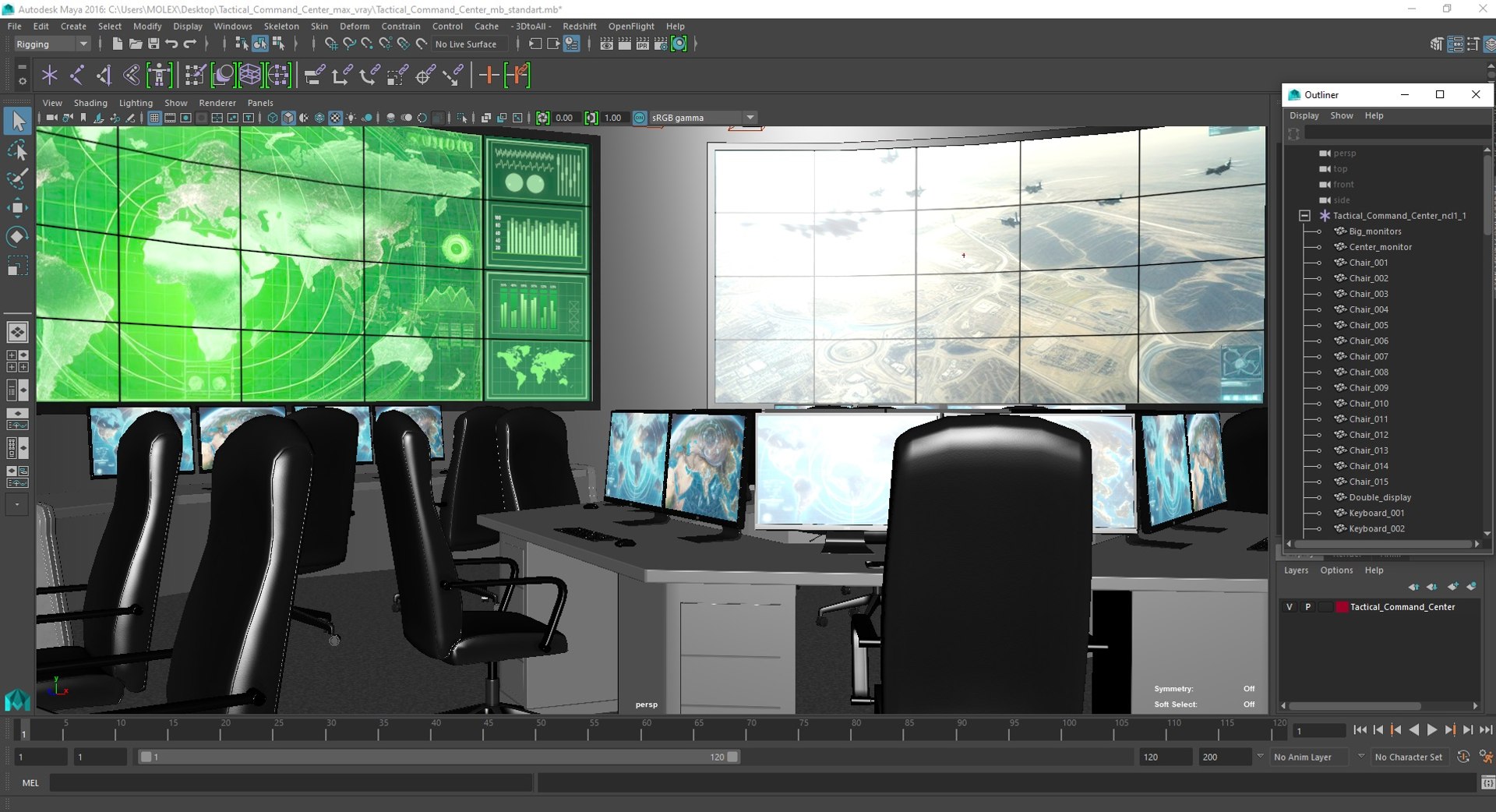 Tactical Command Center 3D Model - TurboSquid 2276734