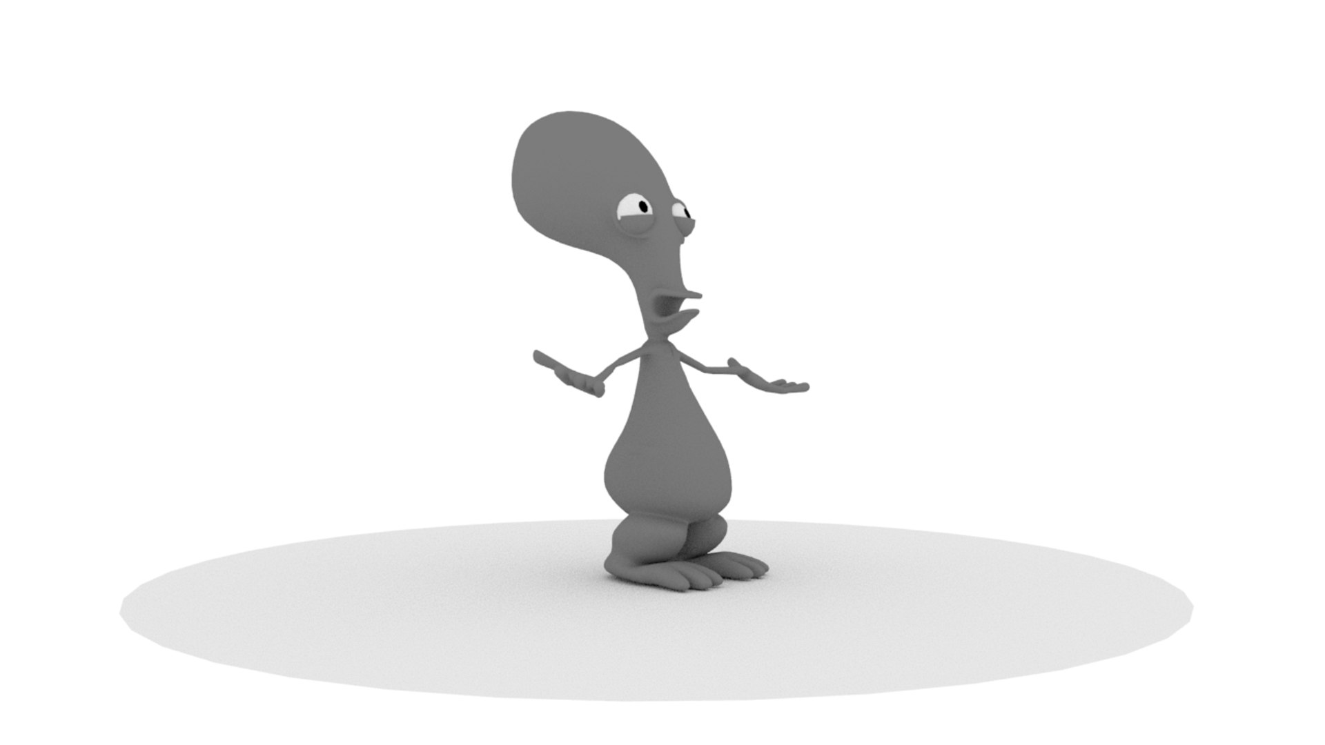 Roger Alien American Dad 3D Model - TurboSquid 1557067