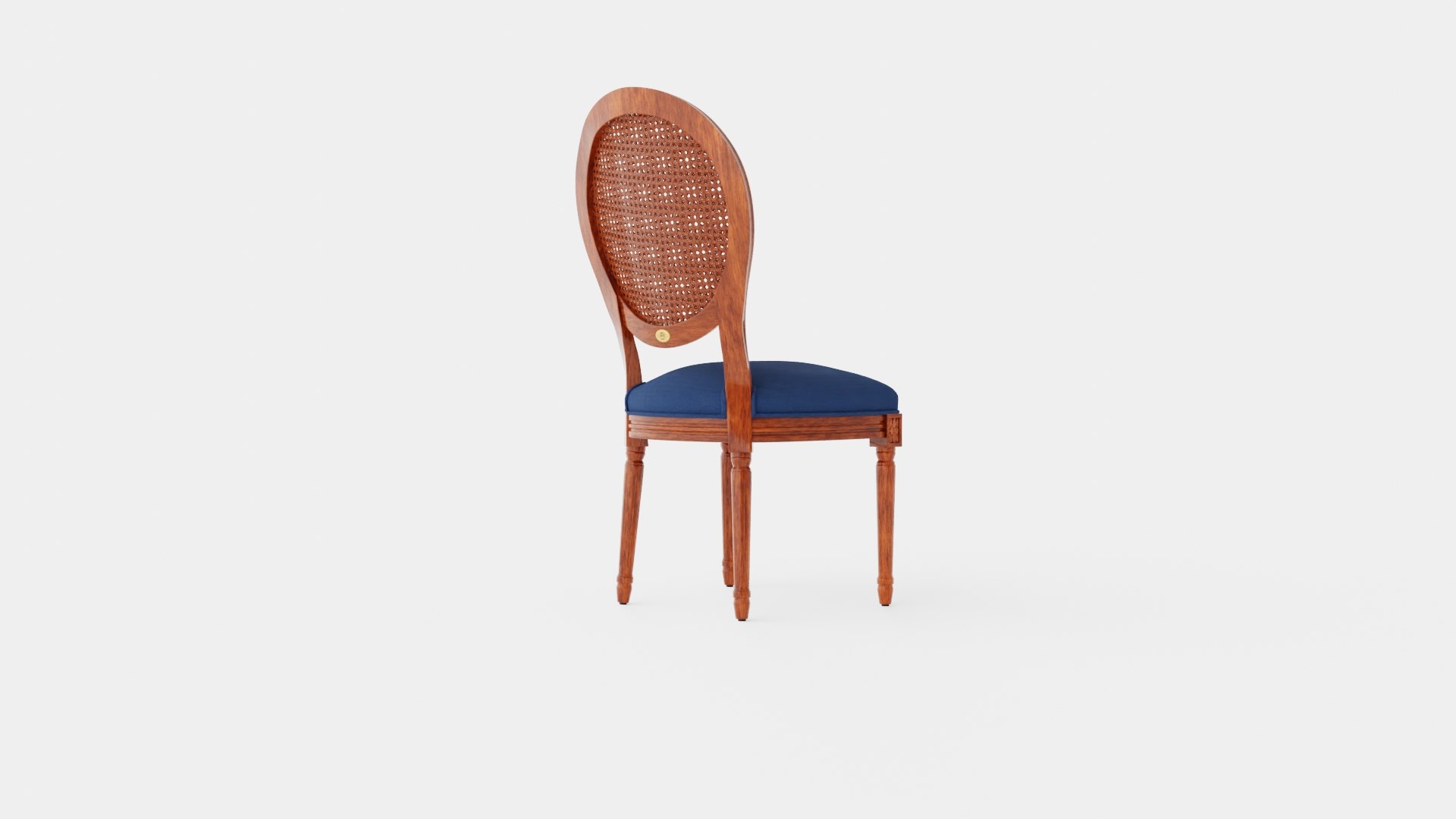 3D Victoria Chair Rich Brown - TurboSquid 2264355
