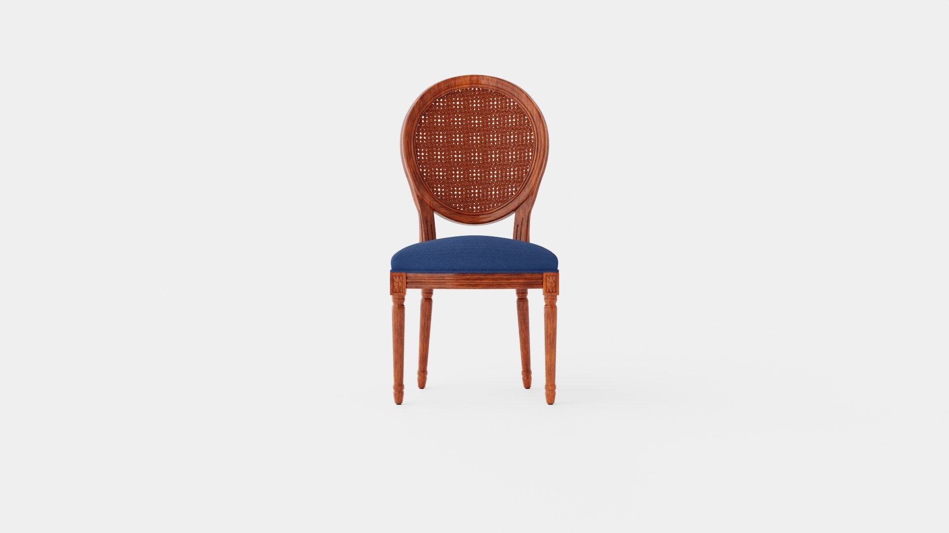 3D Victoria Chair Rich Brown - TurboSquid 2264355