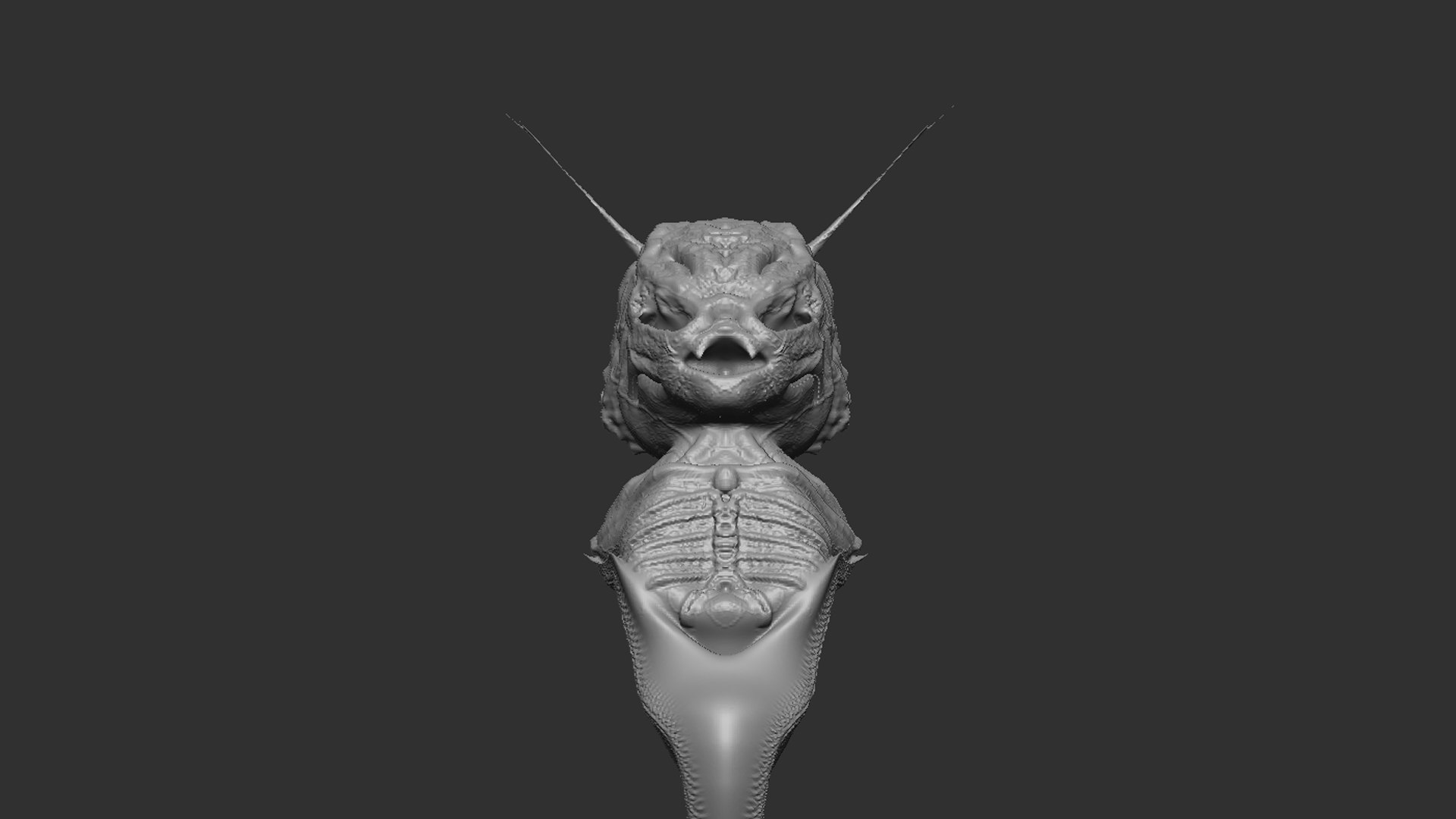 ZBrush Alien Creature Project 3D Model - TurboSquid 2171735