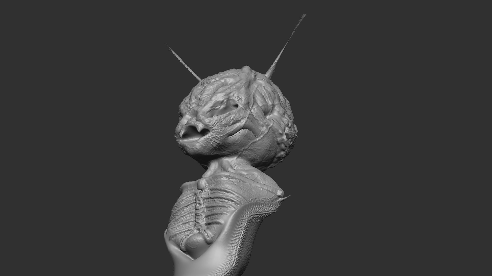 ZBrush Alien Creature Project 3D Model - TurboSquid 2171735