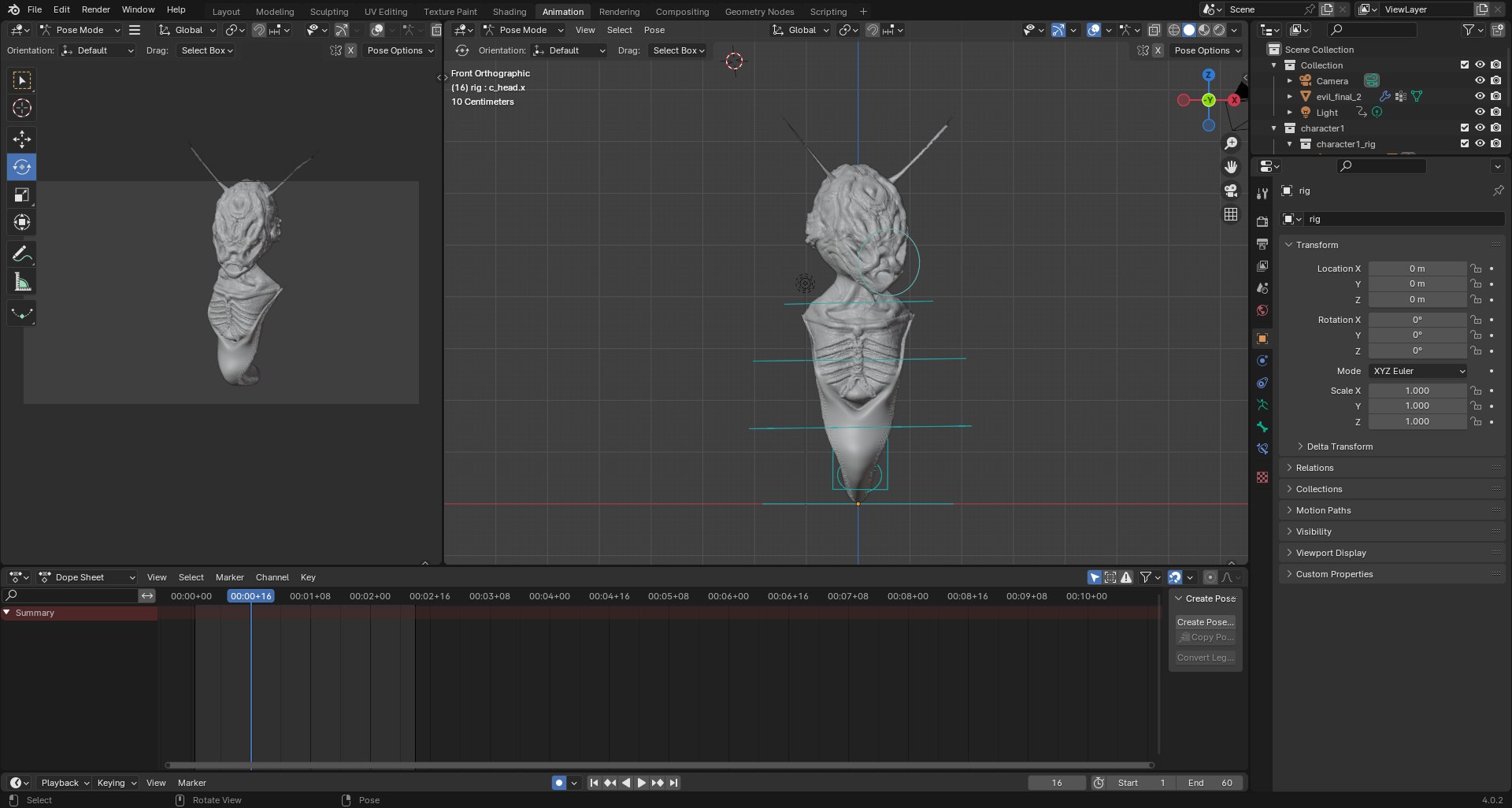 ZBrush Alien Creature Project 3D Model - TurboSquid 2171735