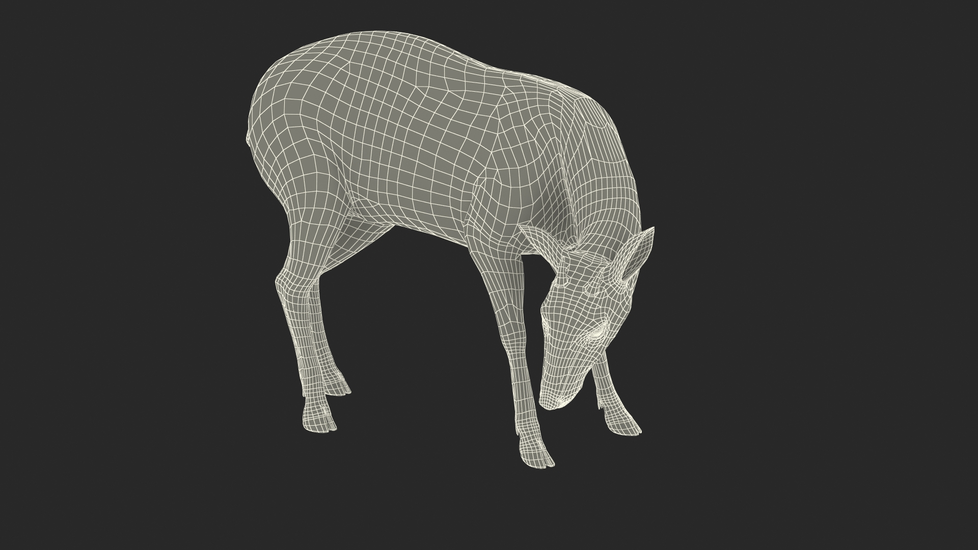 Saola Eating 3D - TurboSquid 2202800