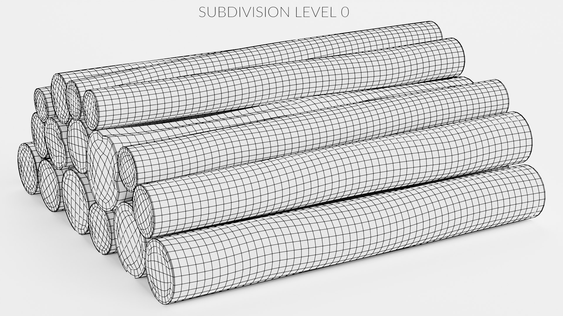 3D Tree Logs 5 - TurboSquid 1875517