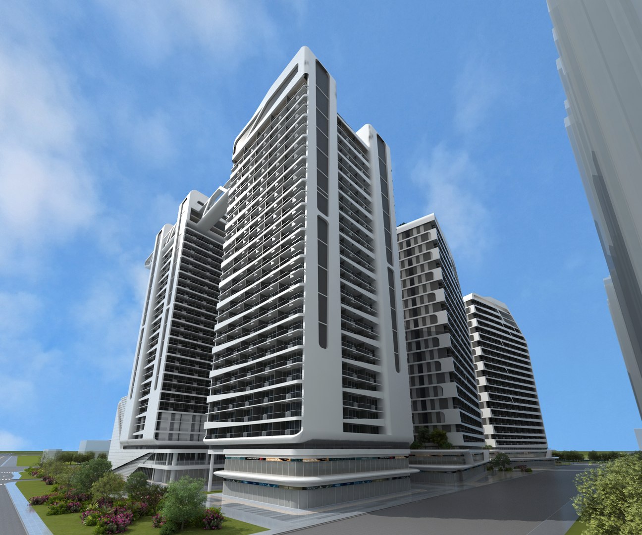 Modern Building 74 3D Model - TurboSquid 1950929