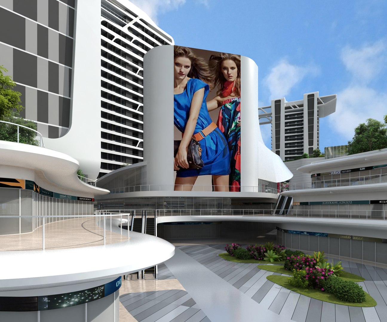 Modern Building 74 3D Model - TurboSquid 1950929