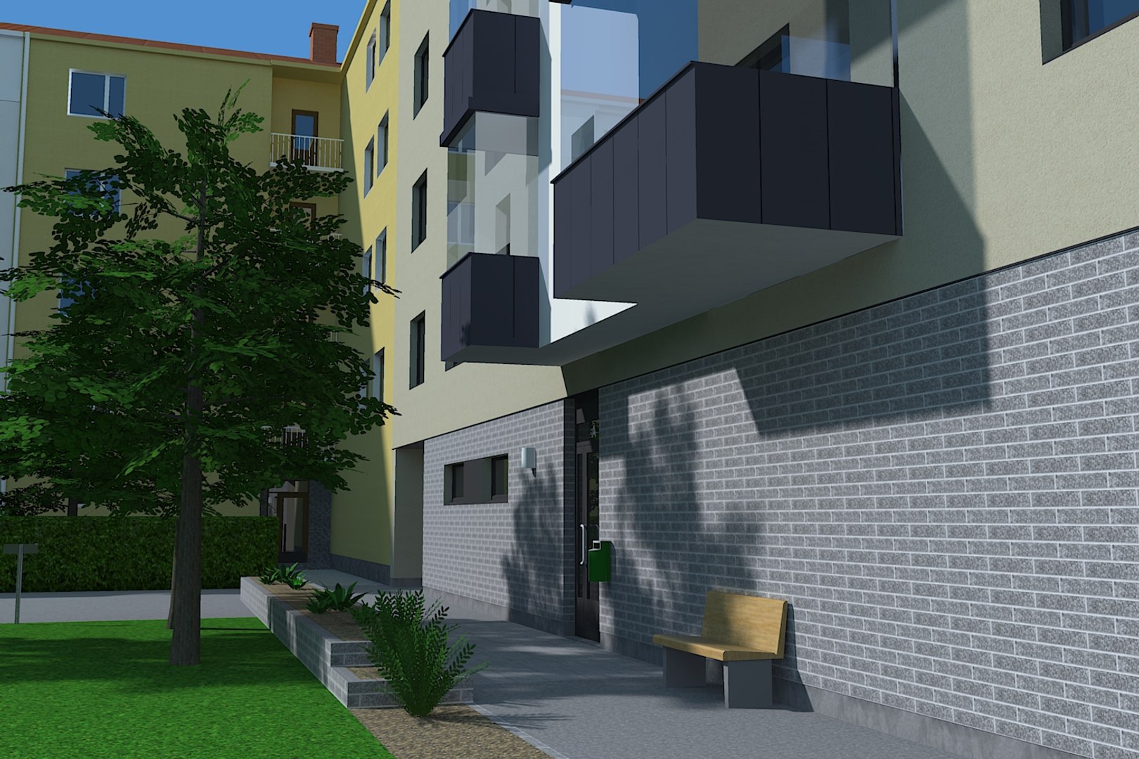 3D Model Block Buildings Architecture City Street - TurboSquid 1644513