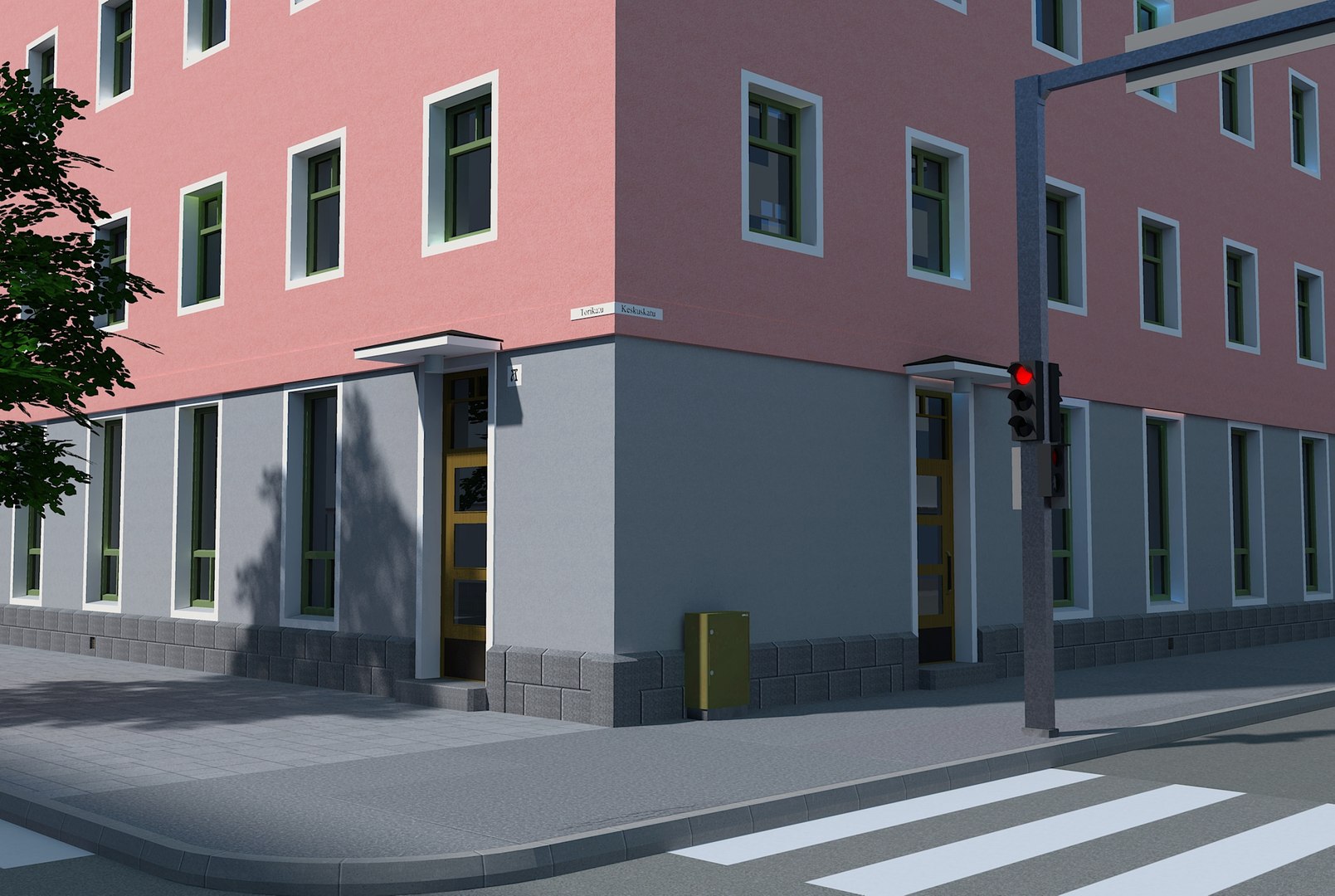 3D Model Block Buildings Architecture City Street - TurboSquid 1644513
