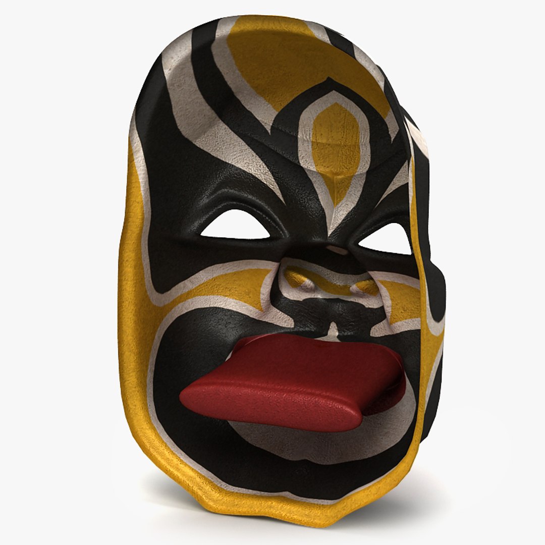 3D model asian mask - TurboSquid 813998