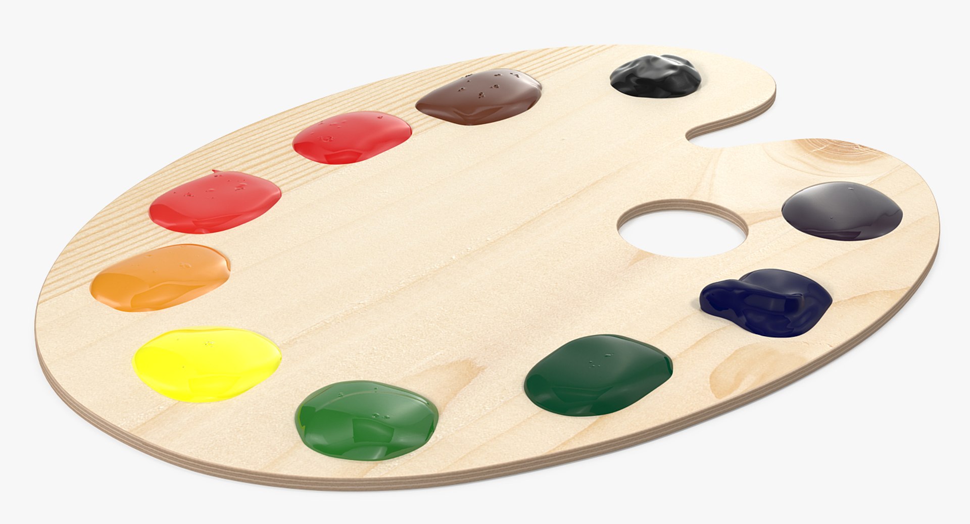 Palettes Collection 3D Model - TurboSquid 2019253