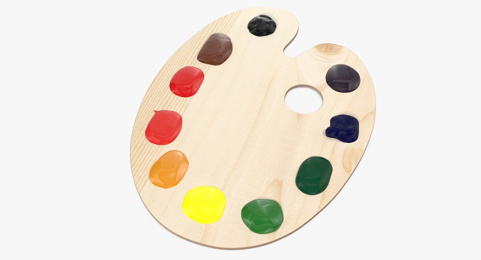 Palettes Collection 3D Model - TurboSquid 2019253