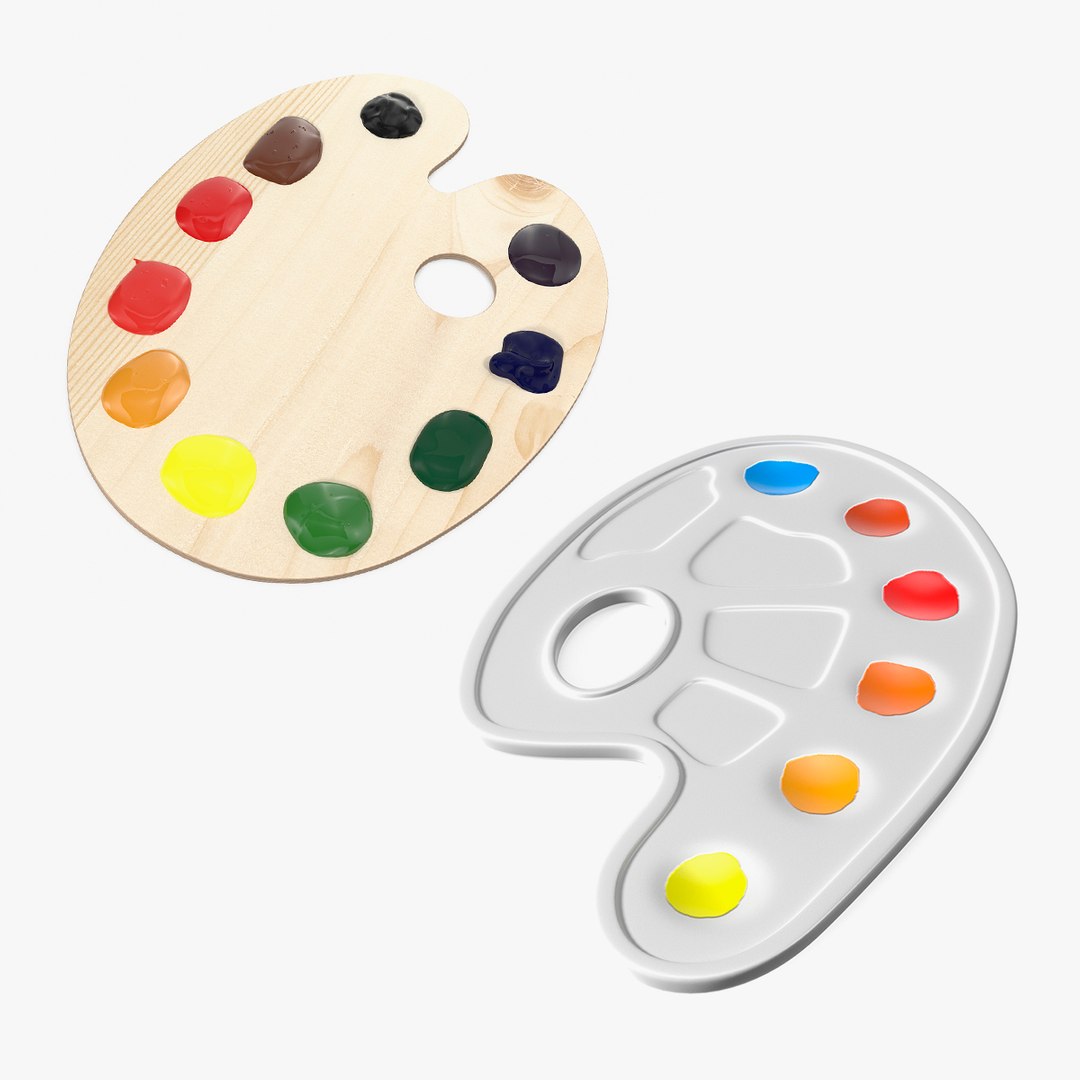 Palettes Collection 3D model - TurboSquid 2019253