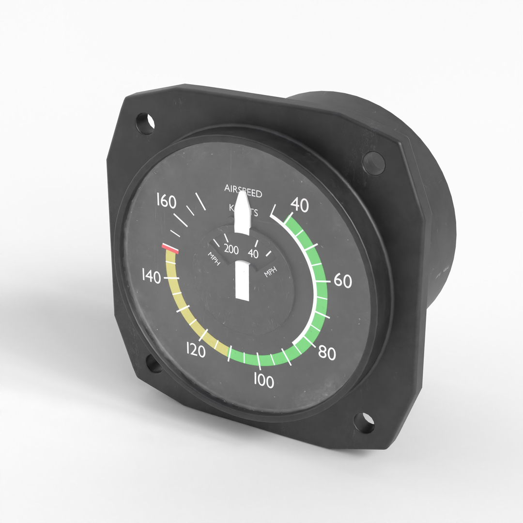 3D Airspeed Indicator - TurboSquid 2236162