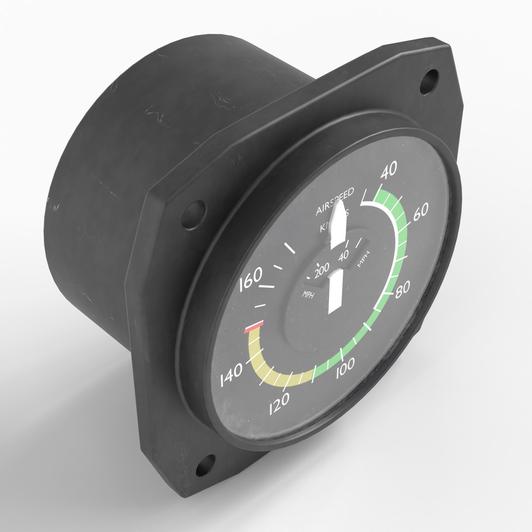 3D Airspeed Indicator - TurboSquid 2236162