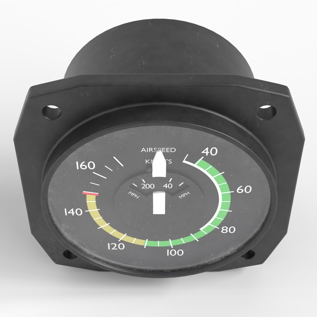 3D Airspeed Indicator - TurboSquid 2236162
