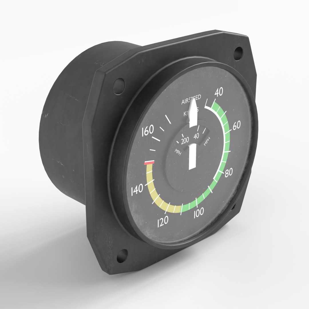 3D Airspeed Indicator - TurboSquid 2236162